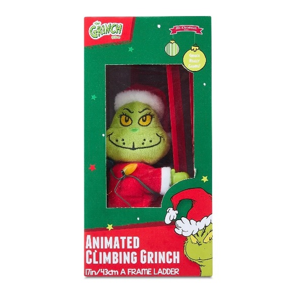 Dr. Seuss | Holiday | Nib Dr Seuss The Grinch Animated Climbing Grinch ...